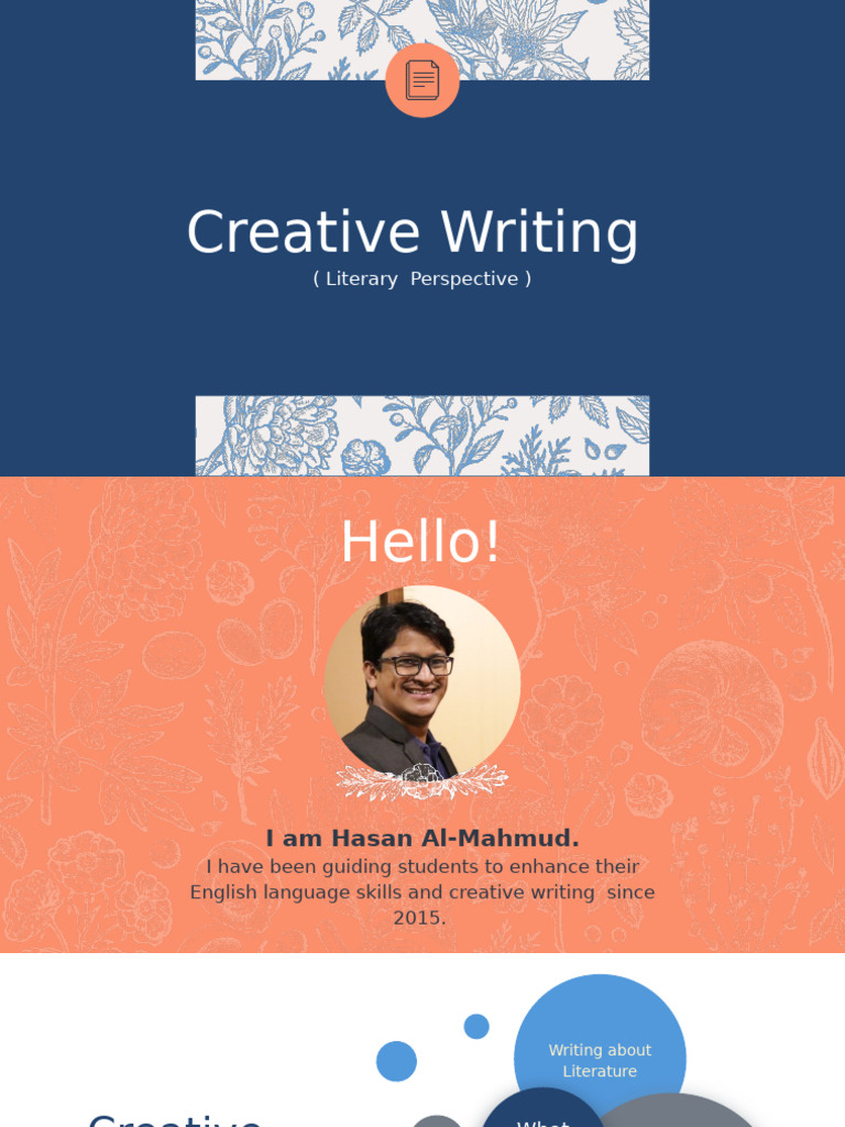 Creative Writing - PowerPoint Presentation - Mahmud | PDF | Sentence ...