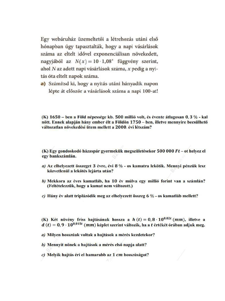 Exp Folyamatok Gyak 2 | PDF