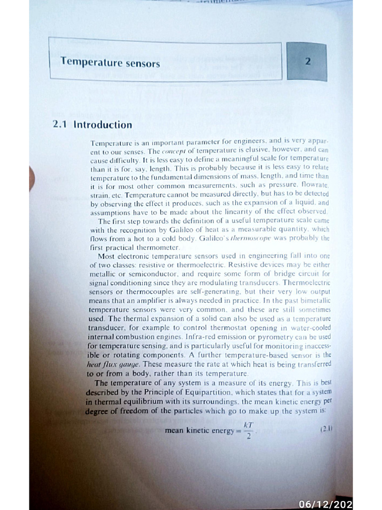 Temperatures Sensors | PDF