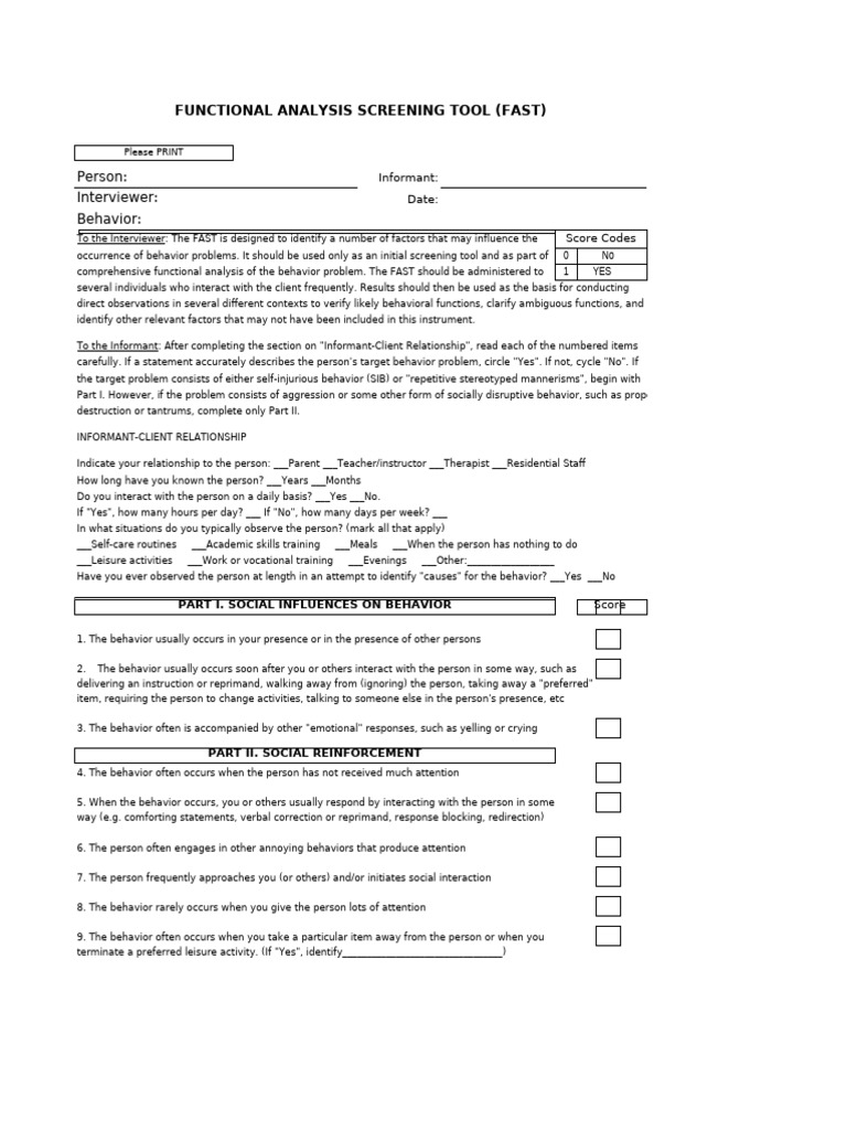 FAST With Auto Graphing | PDF | Reinforcement | Behavior