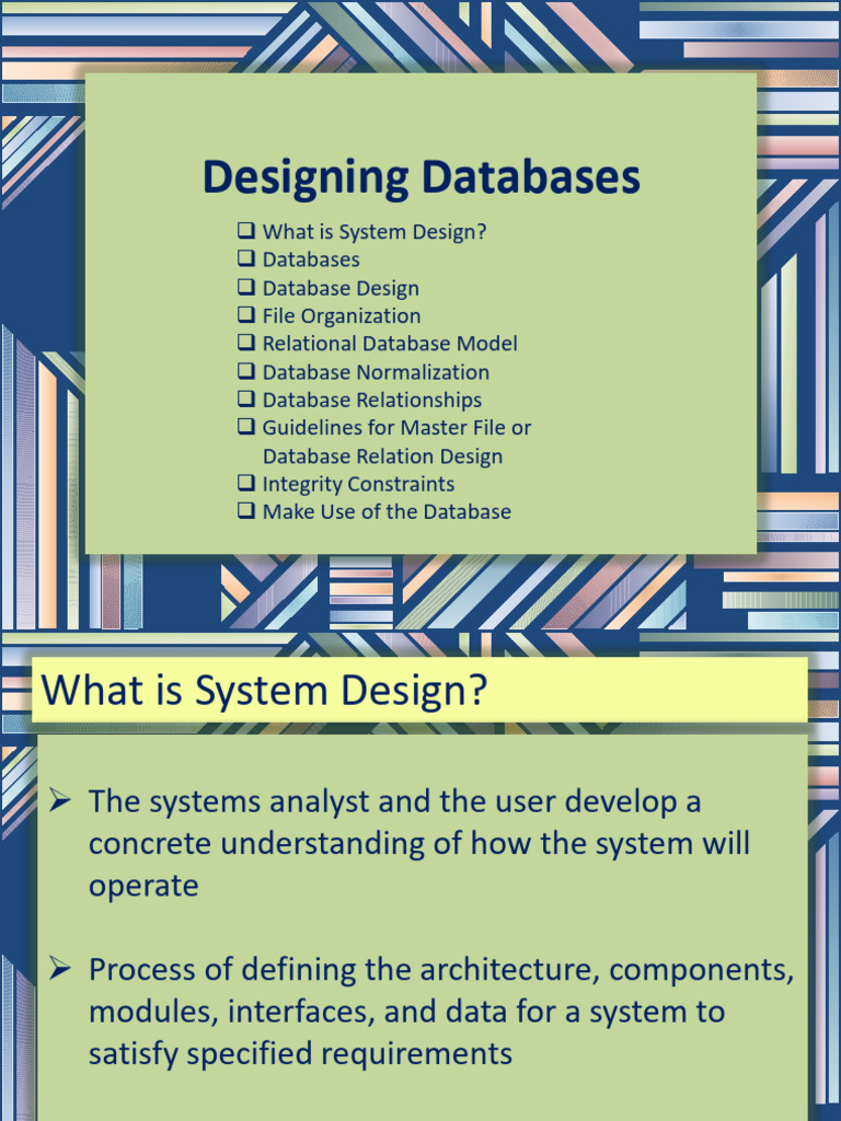 Designing Databases | PDF | Databases | Database Design Designing Databases | PDF | Databases | Database Design