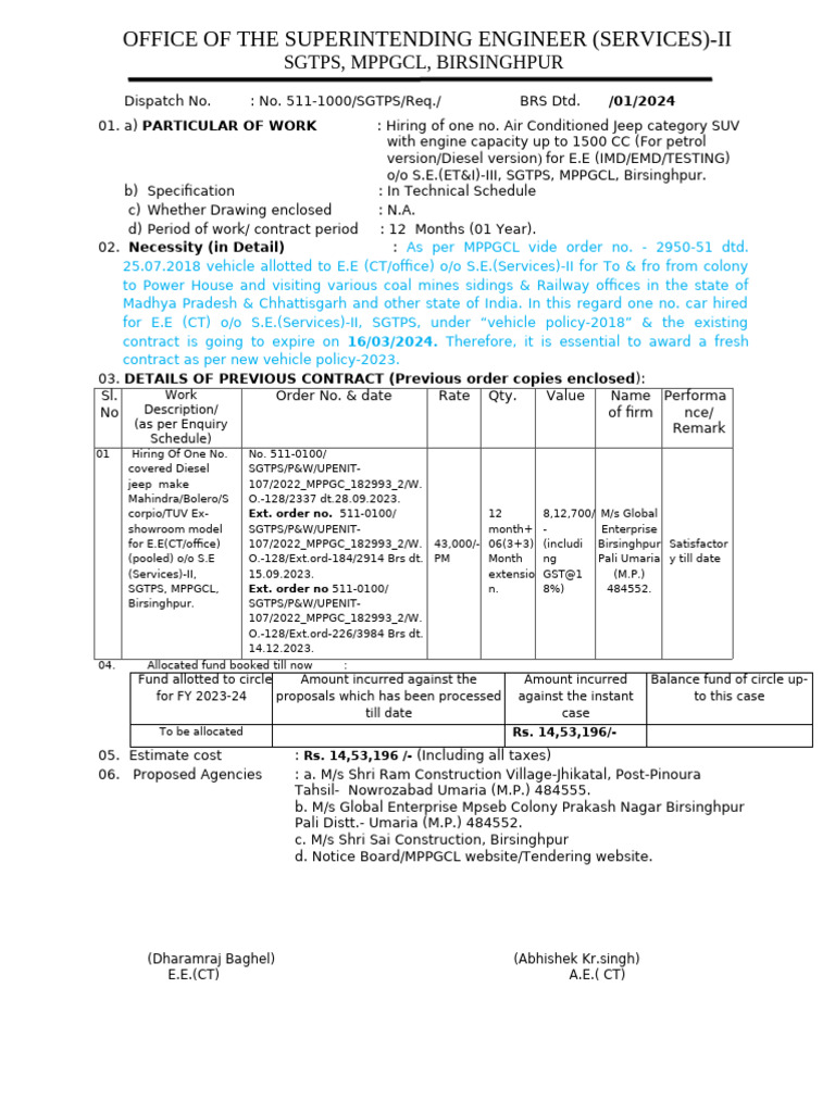 Req. for SE services-II | PDF | Vehicles | Wheeled Vehicles