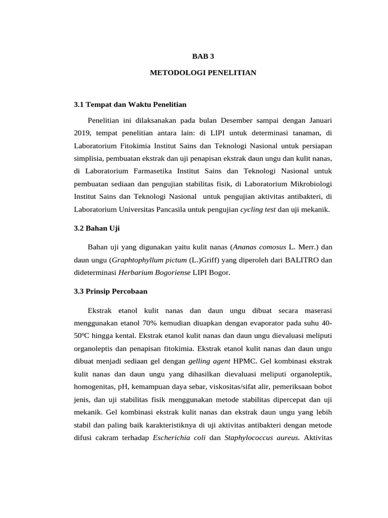 BAB 3-Metodologi Penelitian | PDF