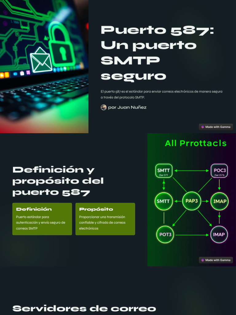 Puerto 587 Un Puerto SMTP Seguro | PDF