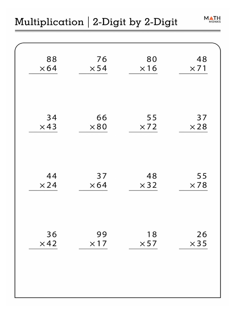 Fourth-Grade-Multiplication-Worksheets | PDF