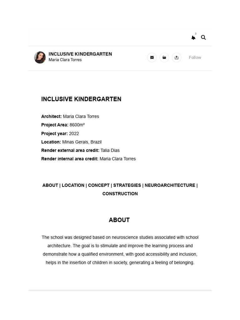 INCLUSIVE KINDERGARTEN - Behance | PDF