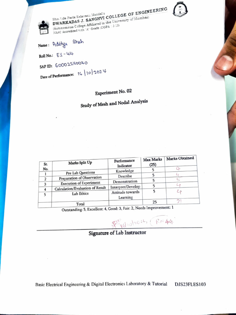 Bee Exp 2 | PDF | Electricity | Electrical Engineering