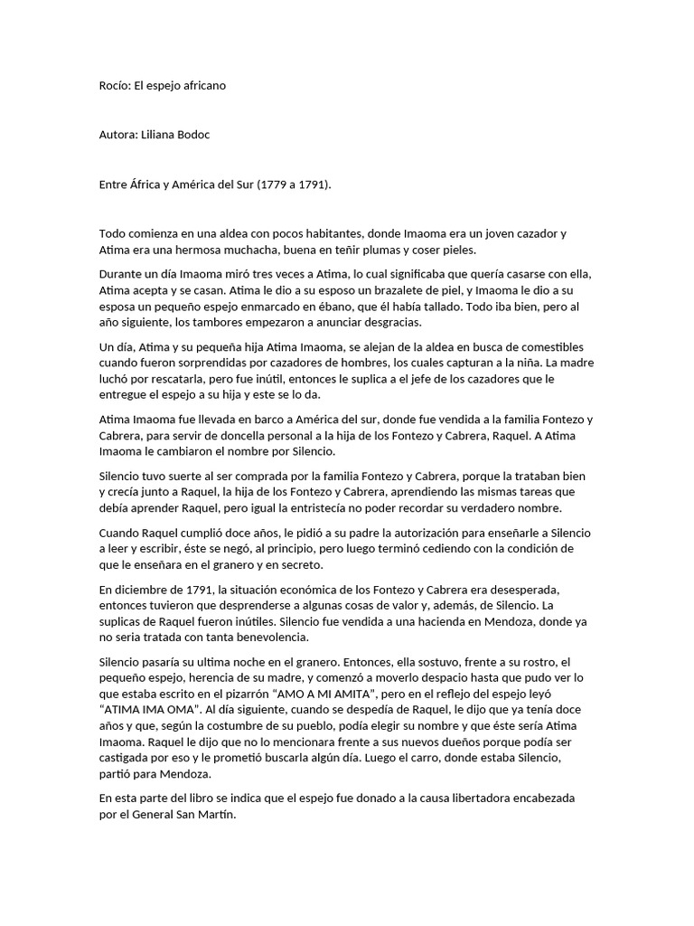 El Espejo Africano | PDF