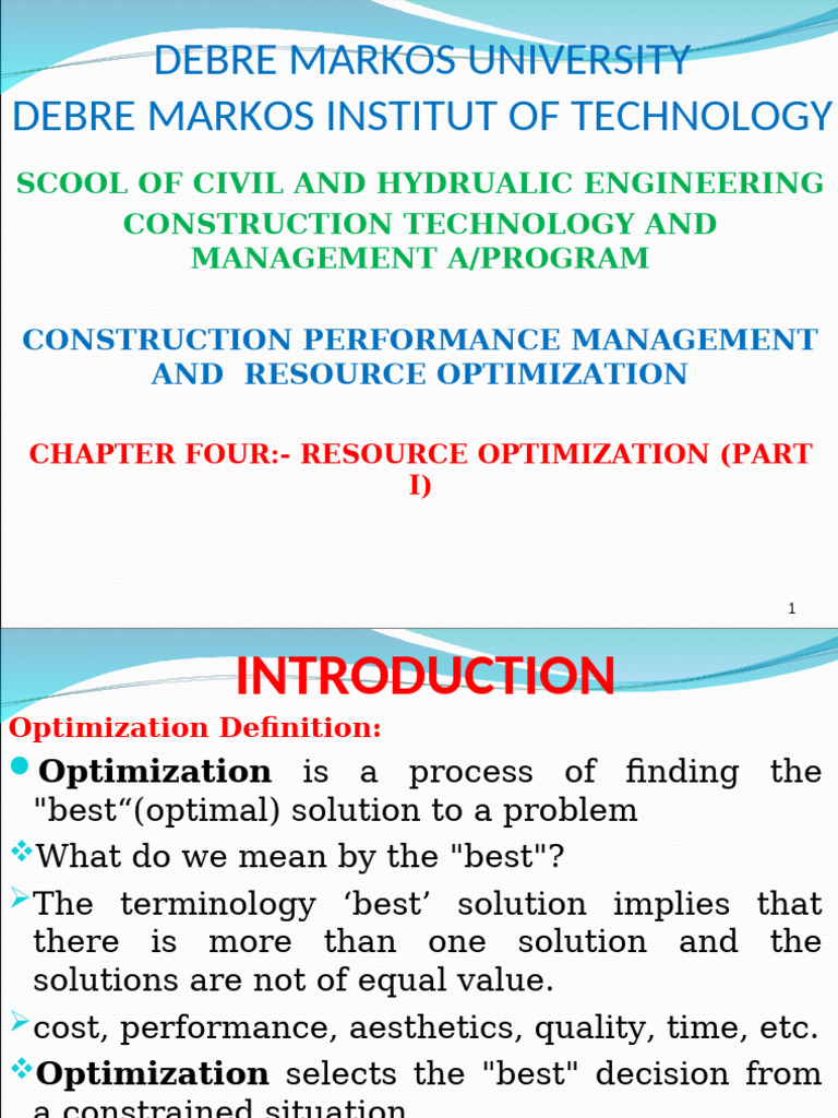ch-4 p-1 | PDF | Scheduling (Production Processes) | Mathematical Optimization
