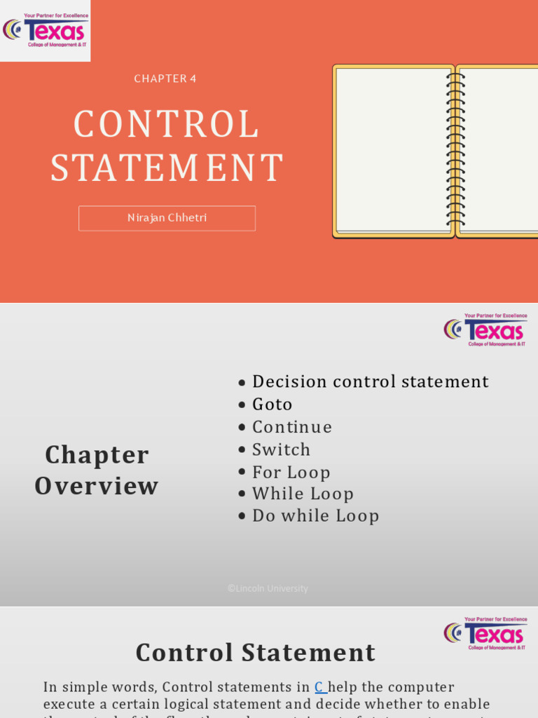 C Programming Chapter 4_1704342681120 | PDF | Control Flow | Software ... C Programming Chapter 4_1704342681120 | PDF | Control Flow | Software ...