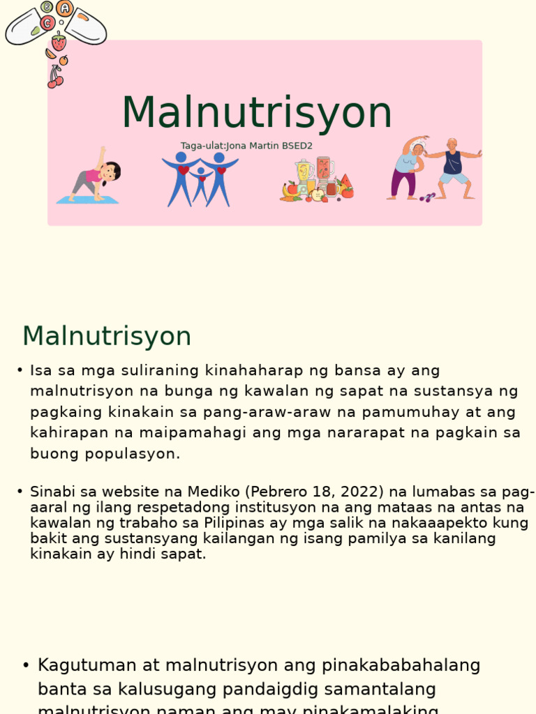 Malnutrisyon HIV | PDF