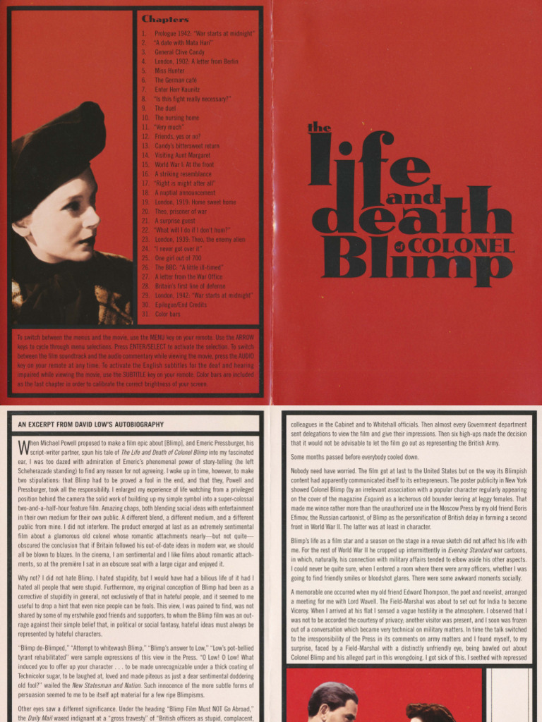 173-The Life and Death of Colonel Blimp-Booklet-1 | PDF