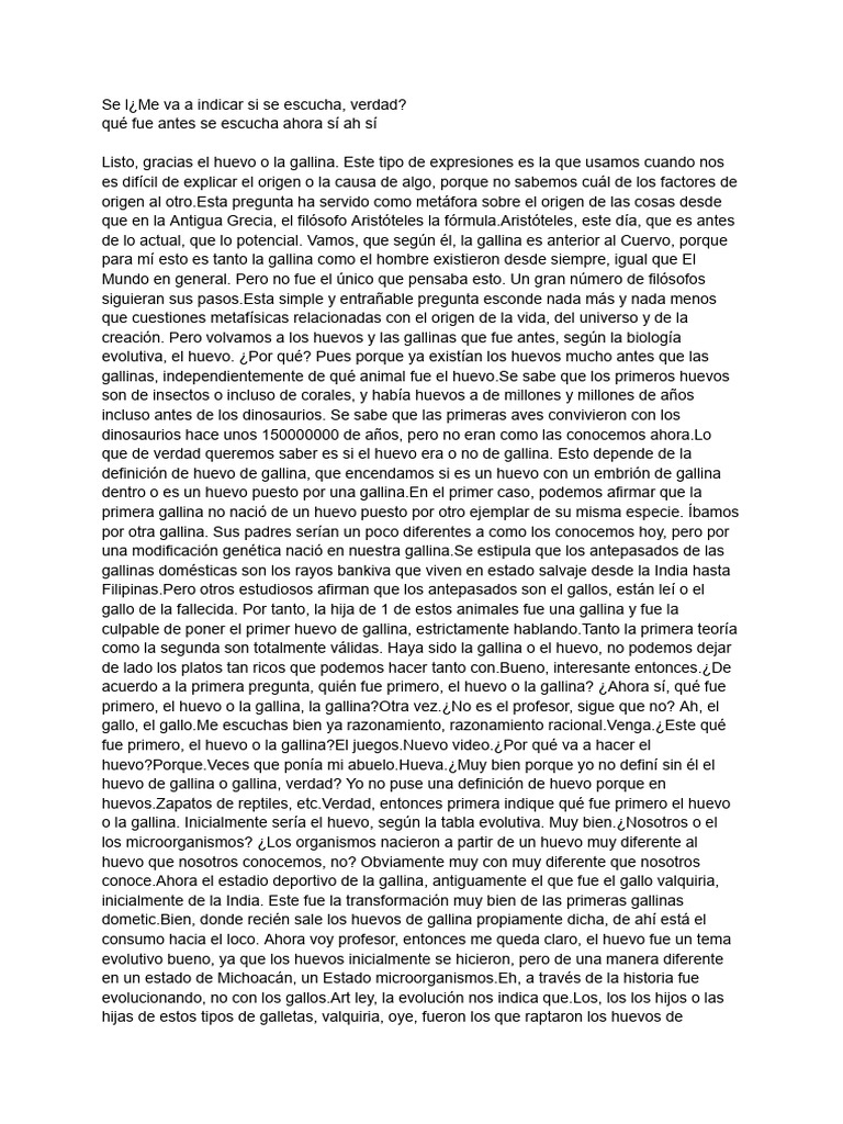 examen tecnicas (1) | PDF | Pollo | Huevo