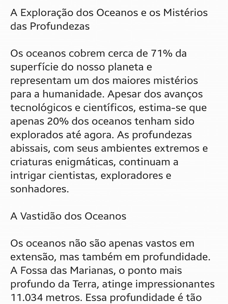 Oceanos | PDF