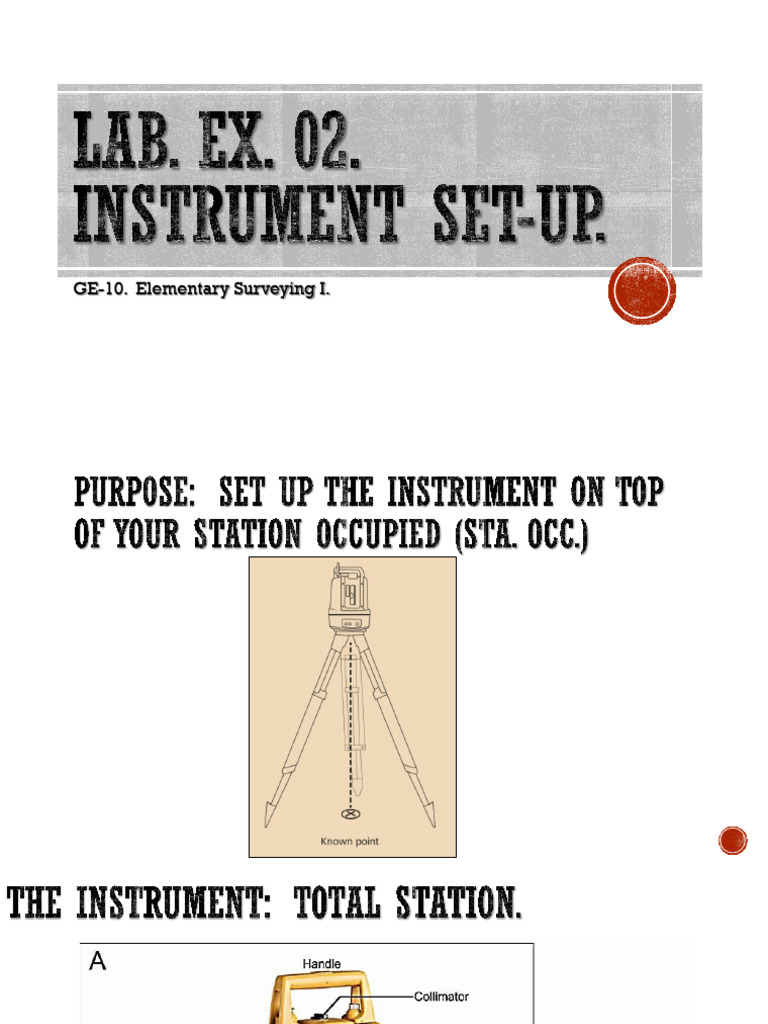 Total Station Setup Guide | PDF