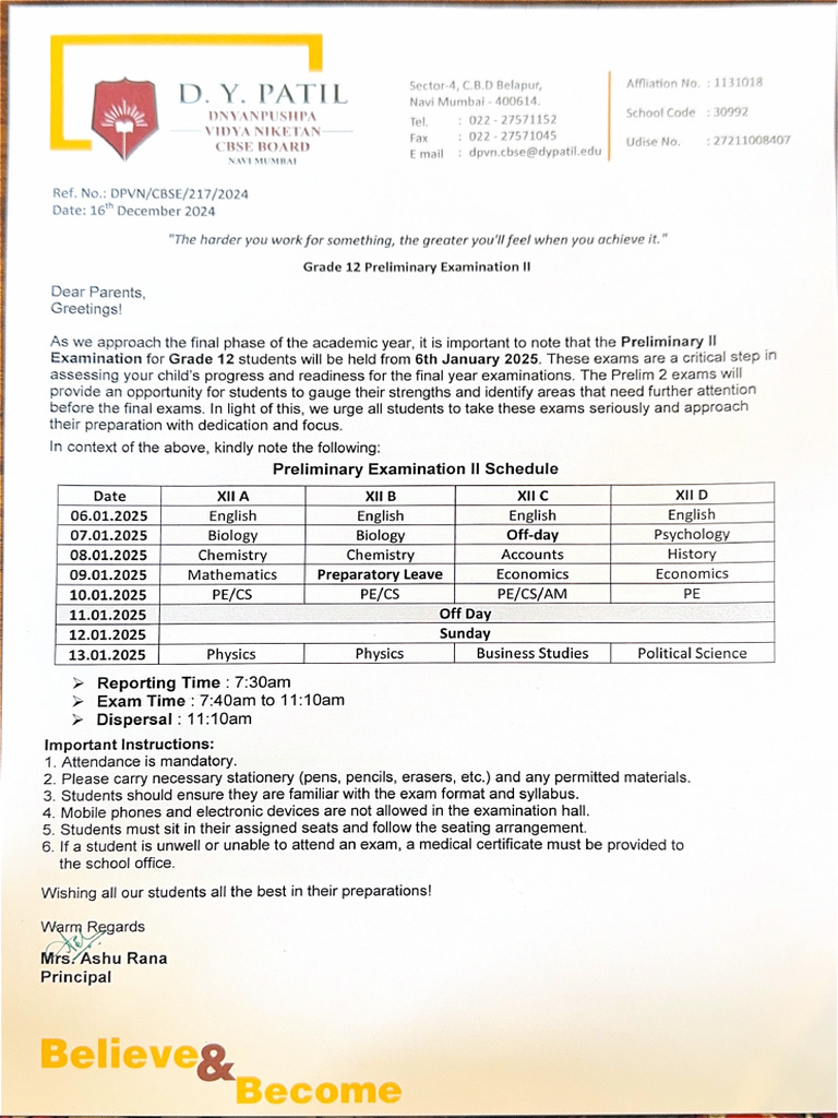 Grade 12 Preliminary Examination 2 | PDF