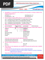 GPAT 2025 Question Paper With Answer Key | PDF | Viscosity