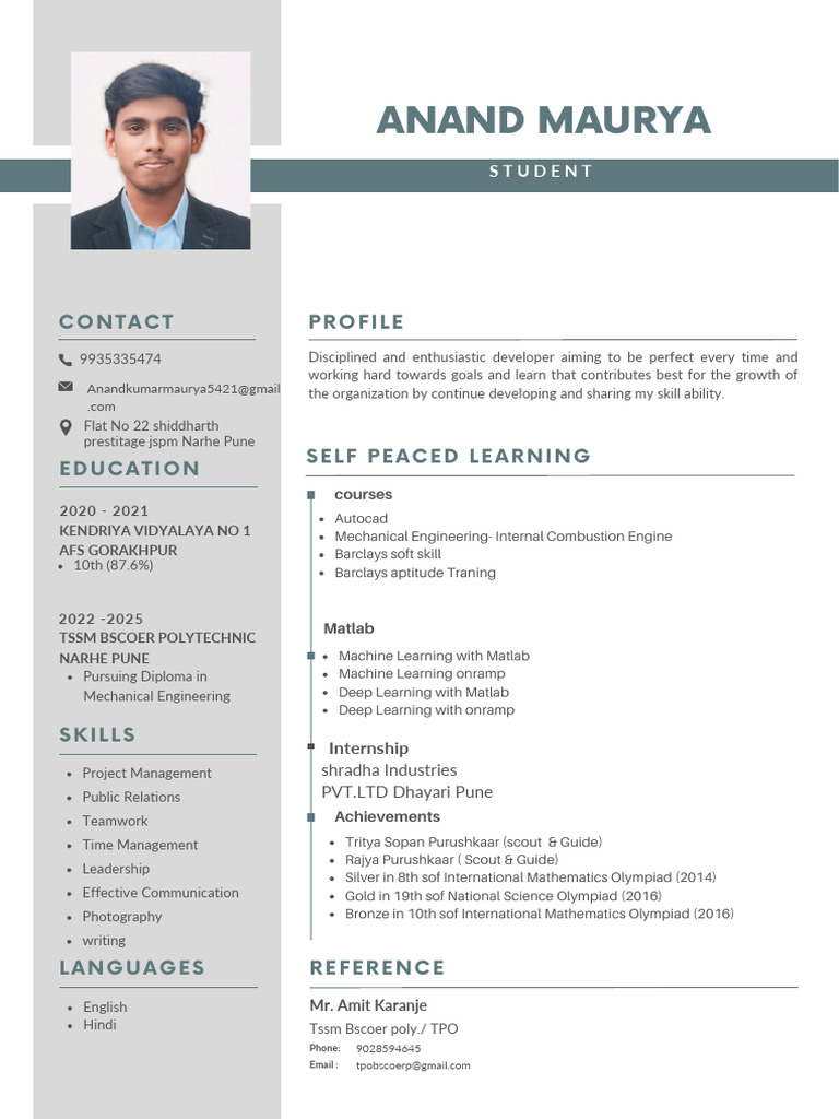 Anand Kumar Maurya Resume | PDF