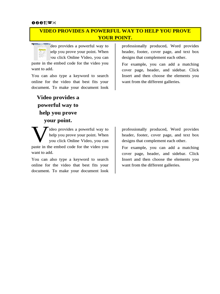 Video Provides A Powerful Way To Help You Prove Your Point | PDF