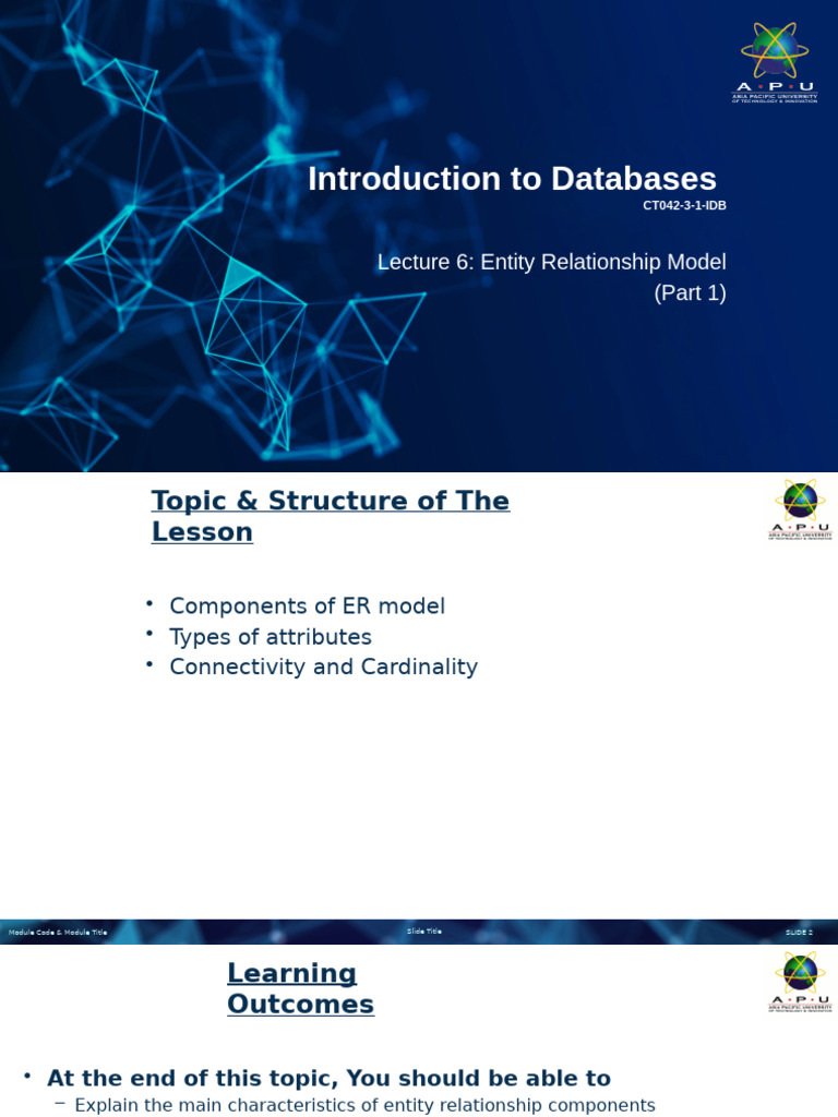 CT042-3-1-IDB-Lecture 6 | PDF | Databases | Applied Mathematics