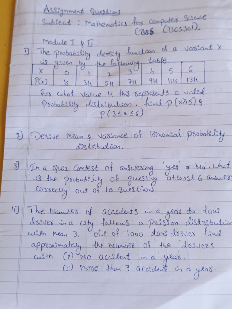 Mathematics Questions | PDF