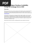 Change DAG Witness Server Guide | PDF | Computer Science | Operating ...