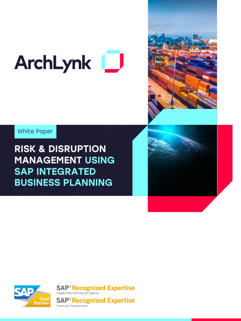 WP - Risk & Disruption Management Using Sap Integrated Business ...