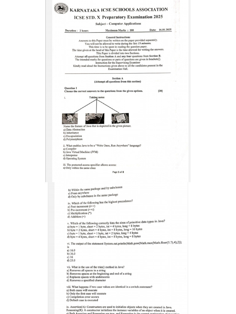 Computer Kisa Paper 2025 Jan 15 | PDF