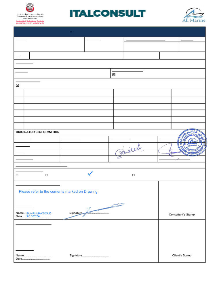 DWG - 0001 Rev. 00 - PROJECT SIGN BOARD | PDF