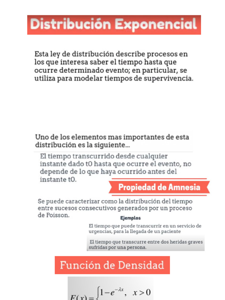 Distribución Exponencial | PDF