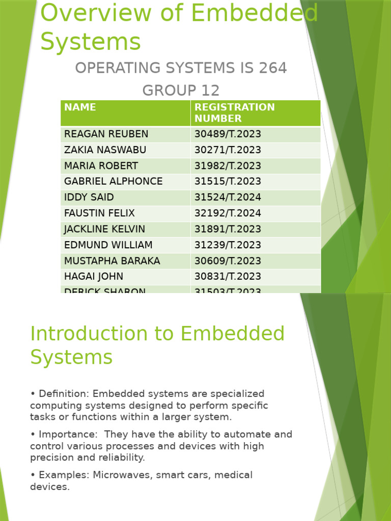 Overview_of_Embedded_Systems | PDF | Embedded System | Internet Of Things
