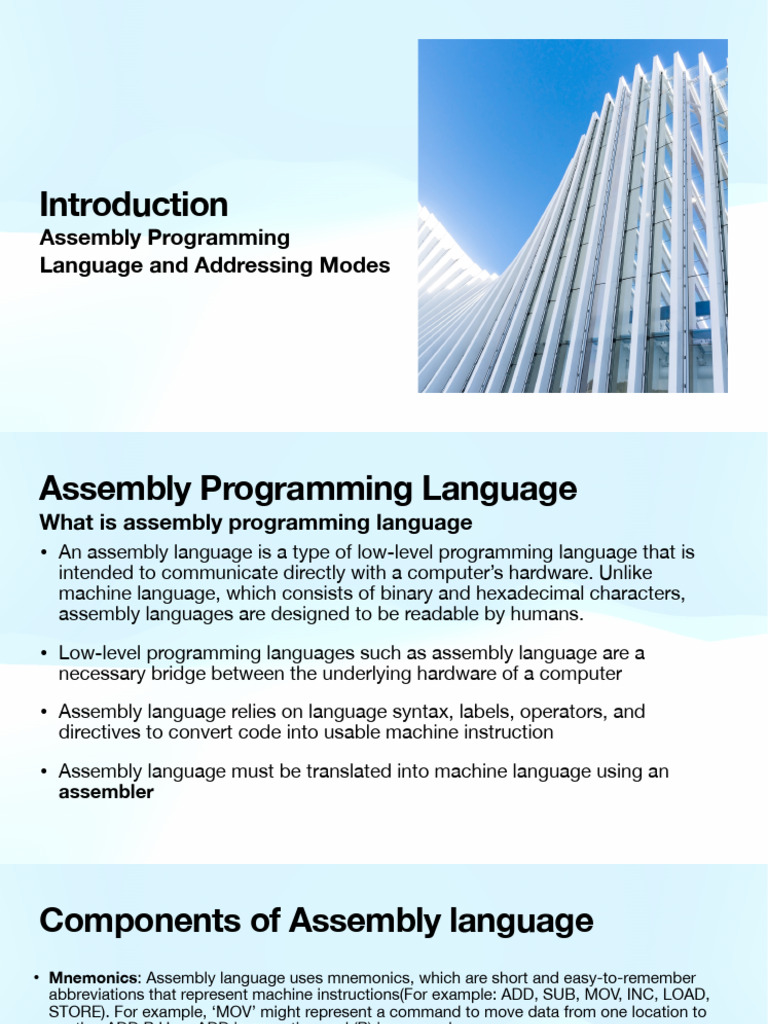 Digital Electronics Addressing Mode | PDF | Assembly Language | Central Processing Unit