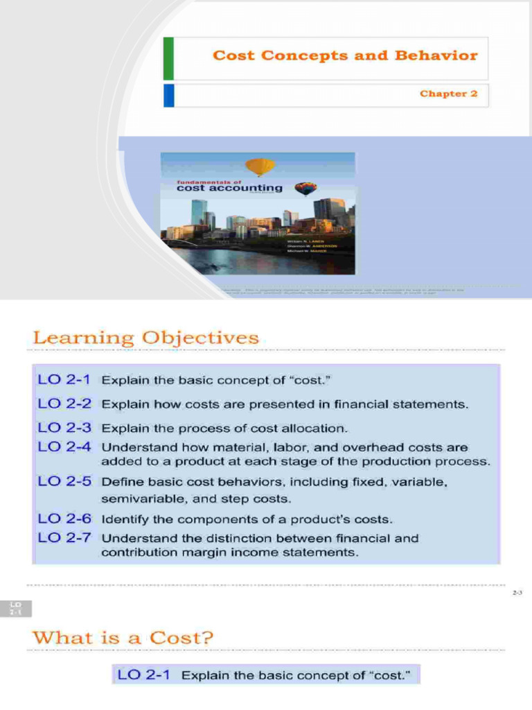 Chapter 2 Cost Accounting 2 | PDF