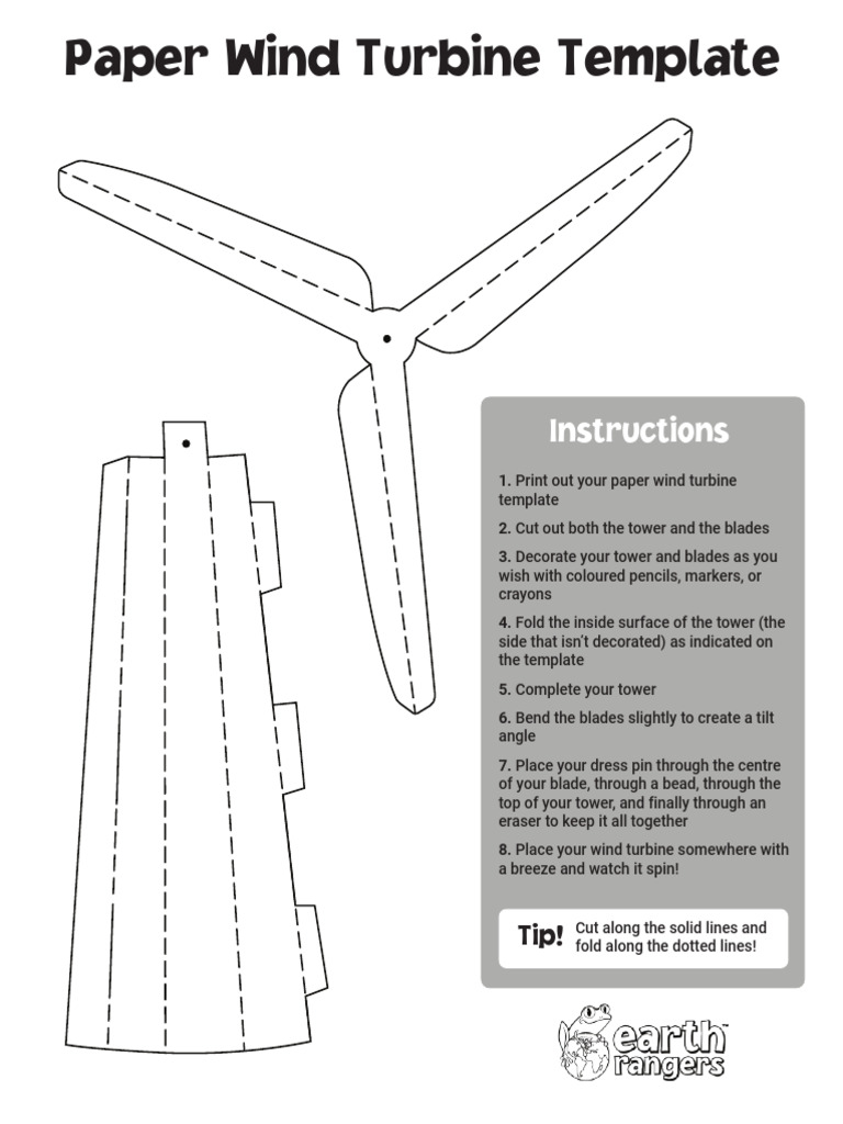 DIY Paper Wind Turbine Guide | PDF