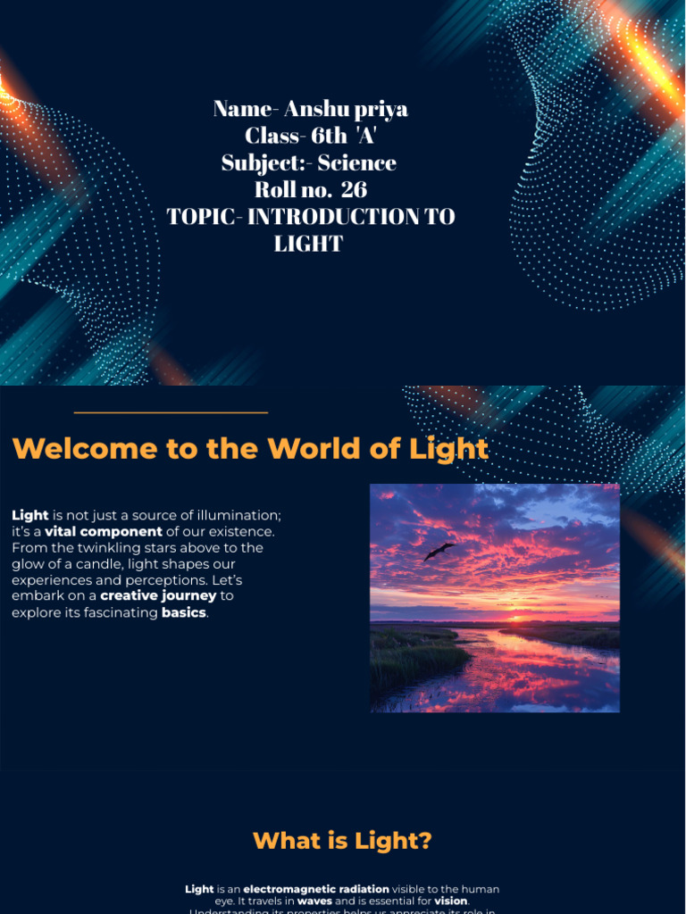 Introduction To Light | PDF