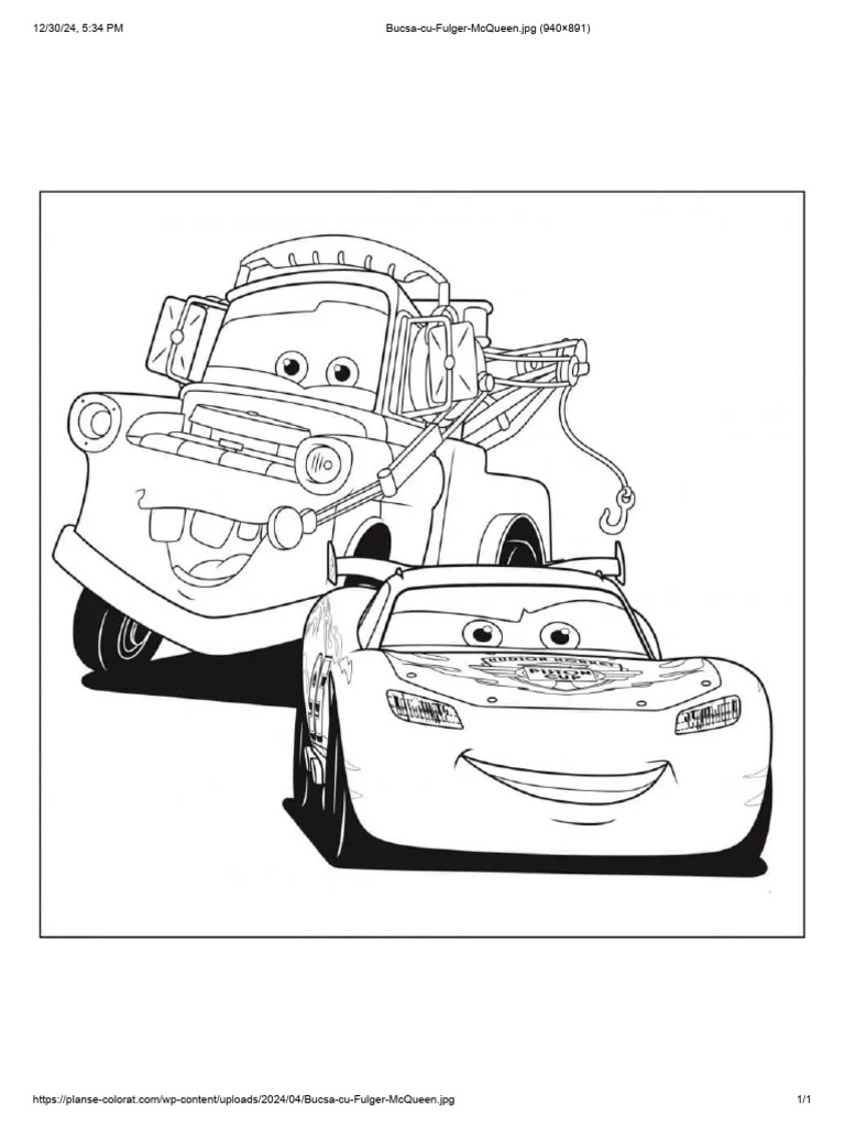 Bucsa cu Fulger McQueen Image | PDF