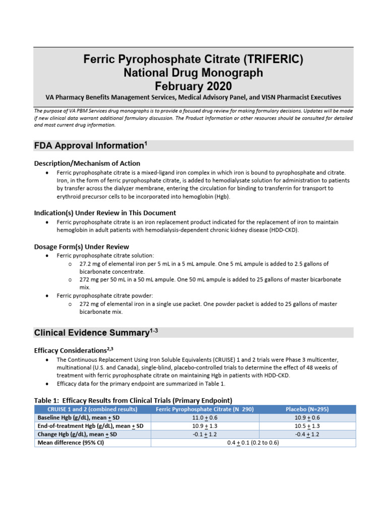Ferric_Pyrophosphate_Citrate_TRIFERIC__NationalDrugMonograph ...
