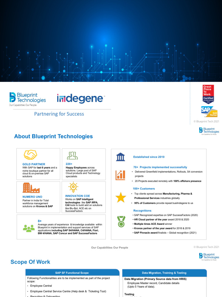 BPT Indegene SF solution adoption framework_Role Out Plan | PDF | Cloud Computing | Software ...