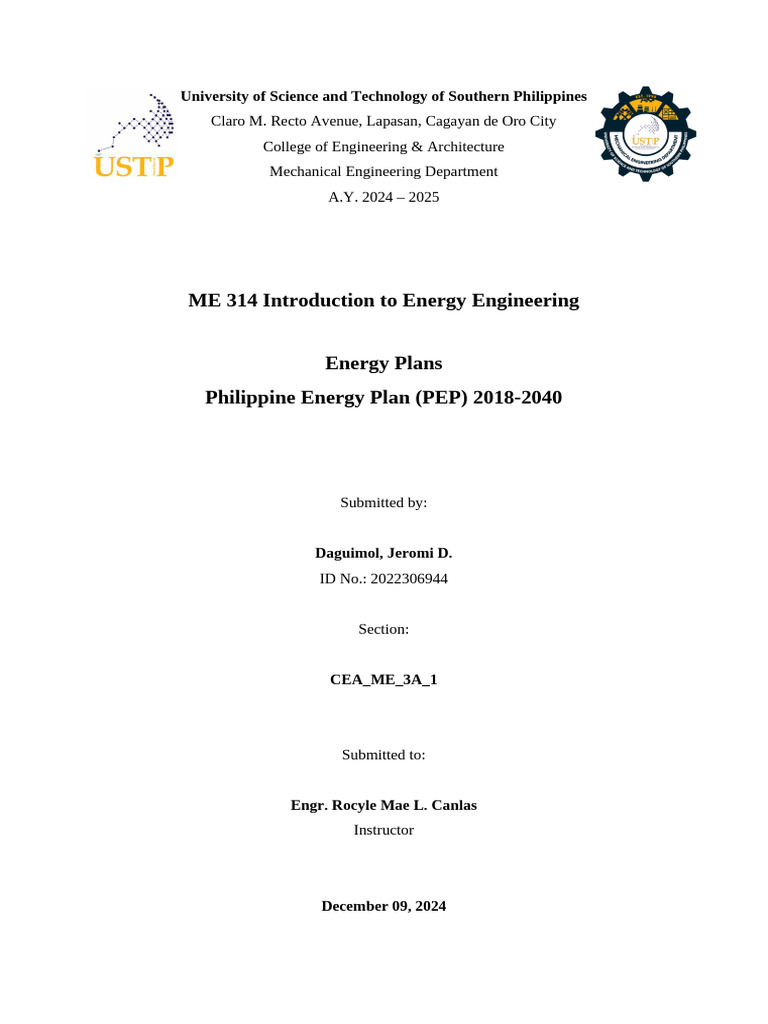 Philippine Energy Plan 2018-2040 Overview | PDF | Renewable Energy ...