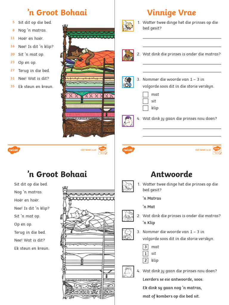 Teks 1 - 'N Groot Bohaai | PDF