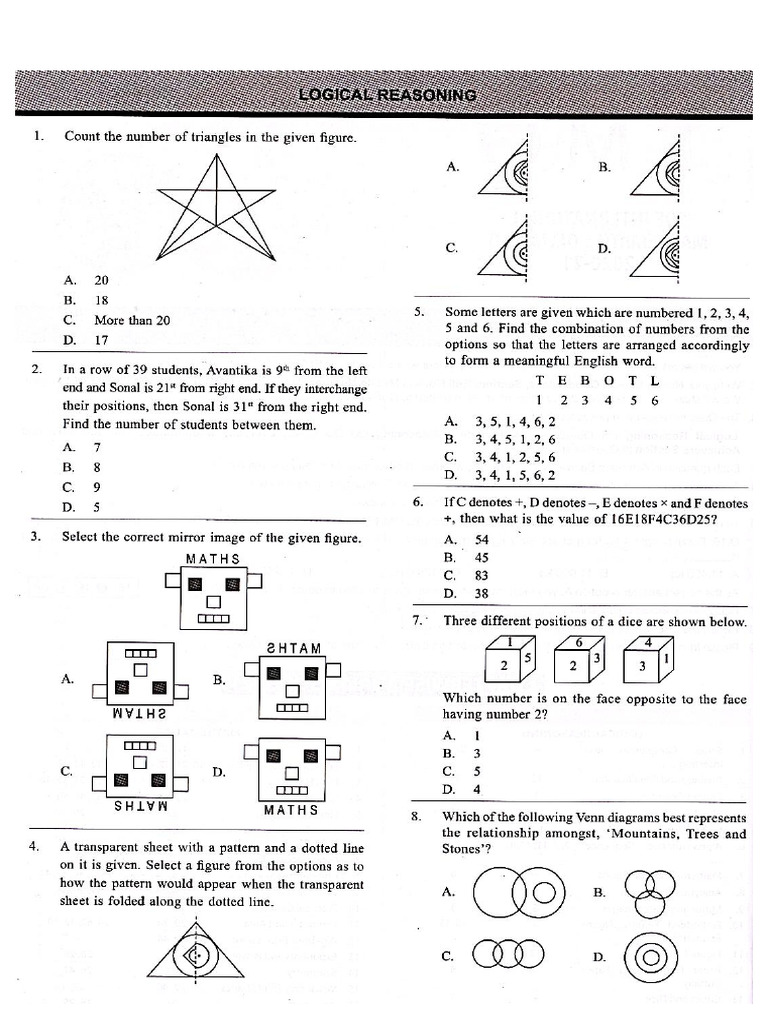 Grade-VII IMO Sample Paper 4 | PDF