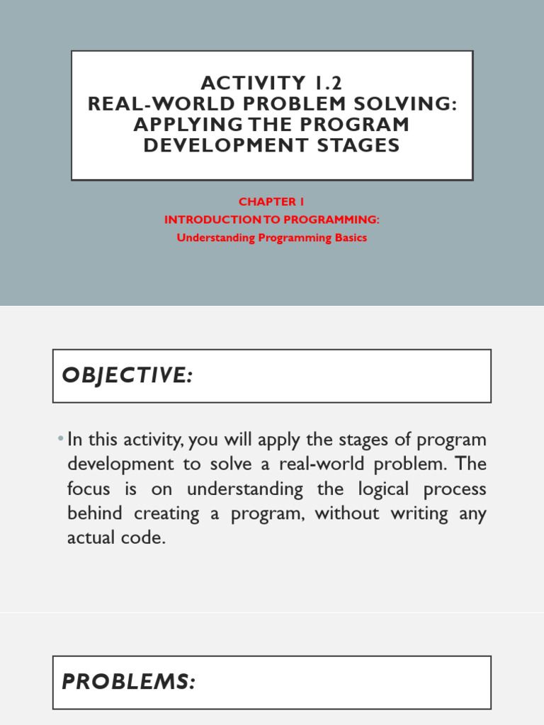 Activity 1.2 - Real World Problem Solving | PDF | Software Bug | Computing