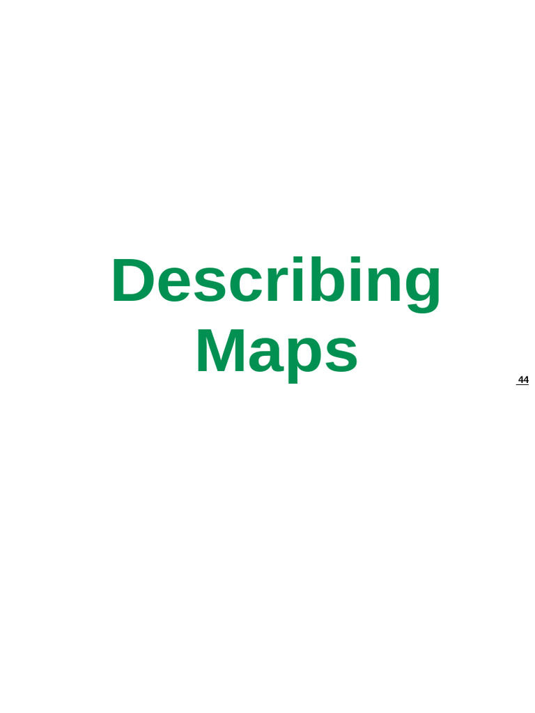 Describing Maps Practice | PDF | Verb | Preposition And Postposition