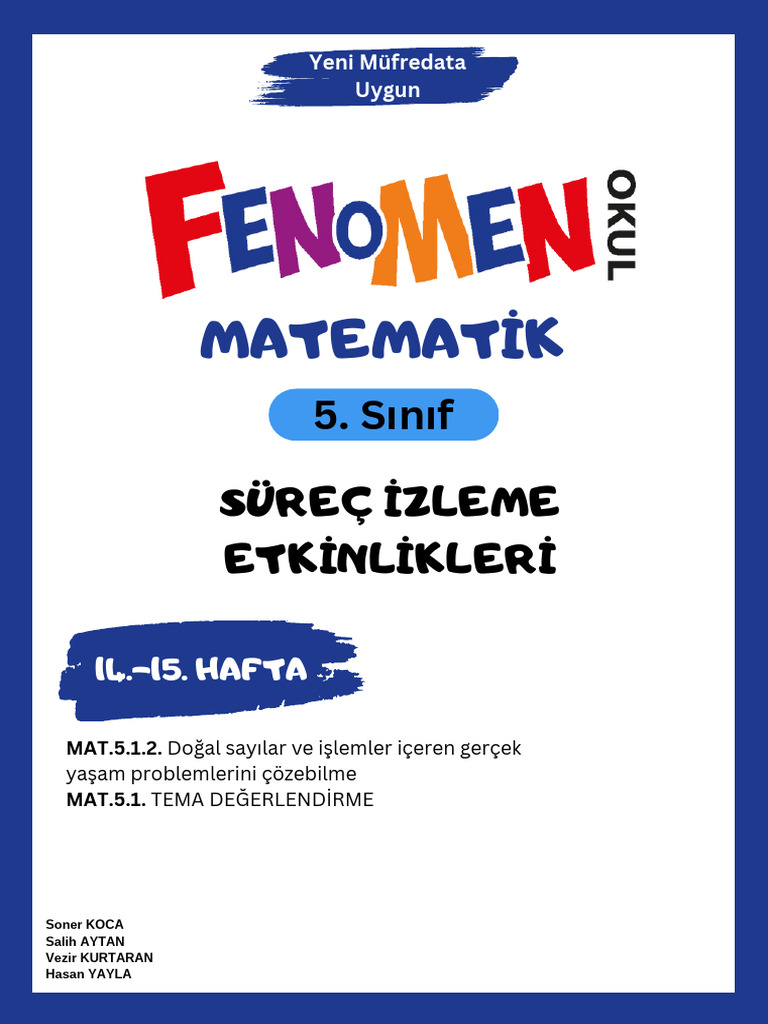 Sınıf Fenomen KTE 14 15 | PDF