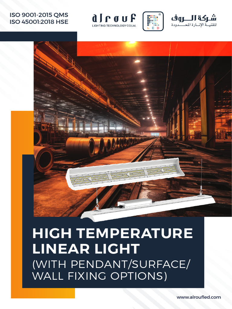 High Temperature Linear Light With Pendant Surface Wall Fixing Options | PDF | Electrodynamics ...
