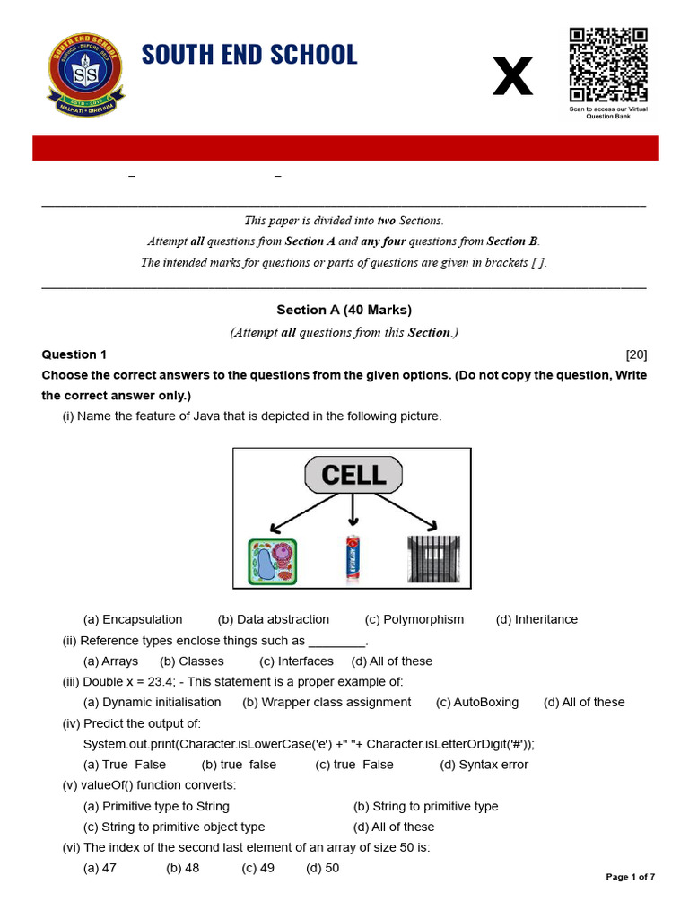 ICSE Computer Applications Exam 2024 | PDF | Integer (Computer Science) | Boolean Data Type