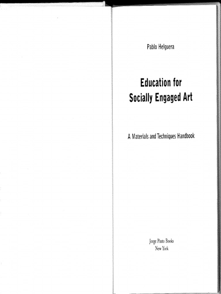 Helguera Socially Engaged Art 2g6ugcq | PDF