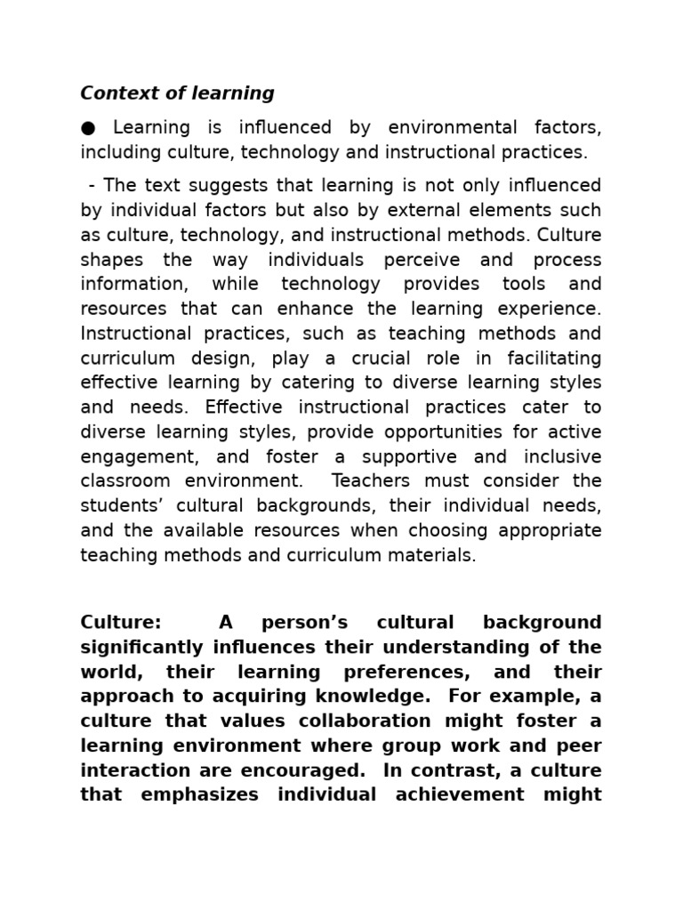 PRINCIPLE 6 | PDF | Learning | Teachers