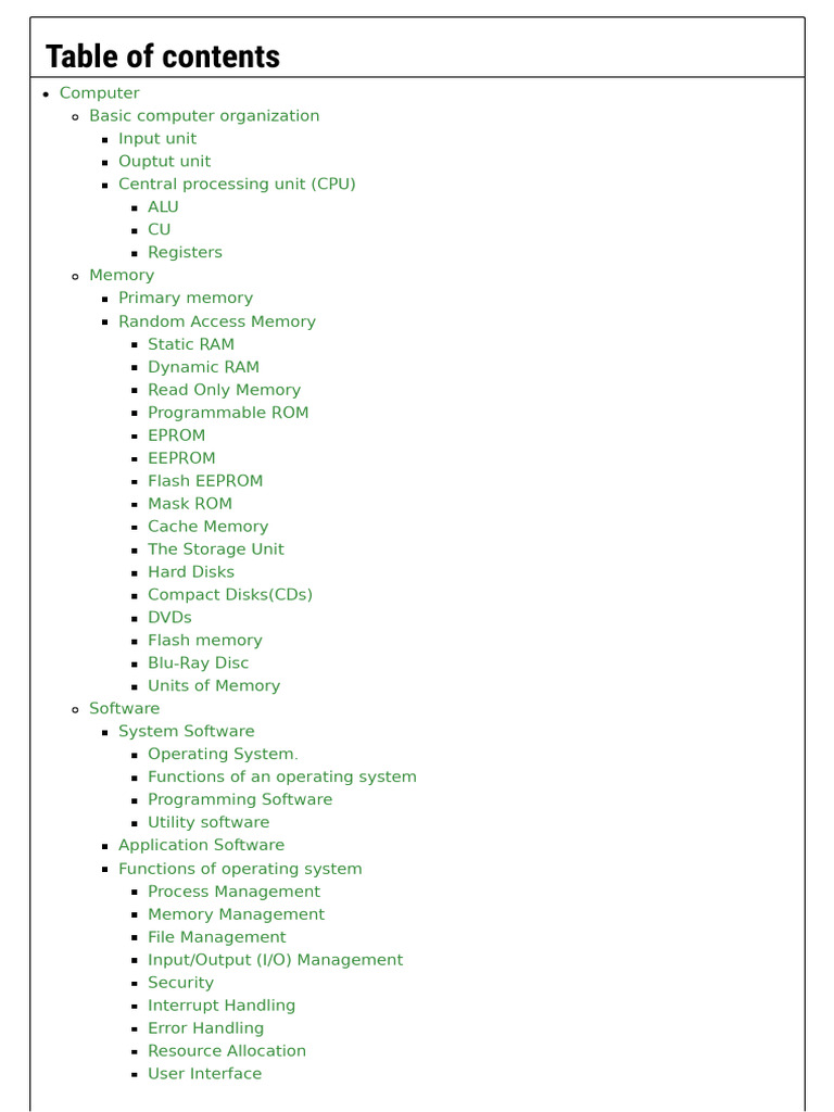 Puter System Overview | PDF | Random Access Memory | Computer Data Storage