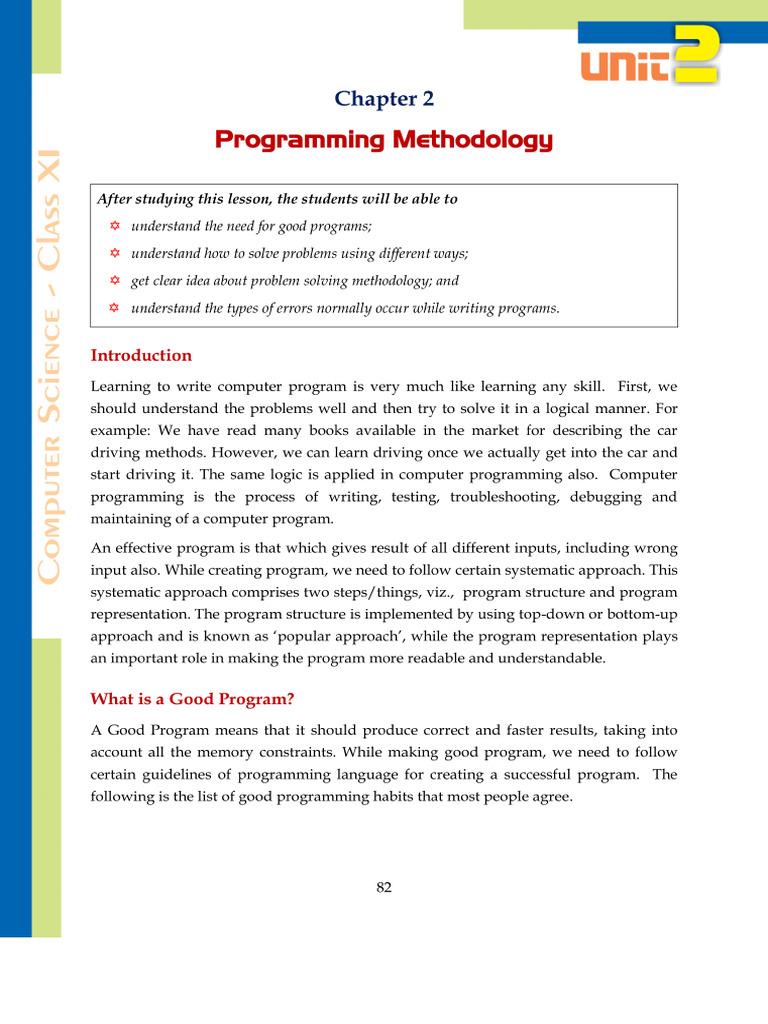 2 2 Programming Methodology | PDF